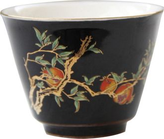 DOITOOL Keramikbecher Schwarz Teebecher Und Wasserbecher Sp&uuml;lmaschinenfest Ofenfest F&uuml;r Zuhause B&uuml;ro Restaurant Hotel