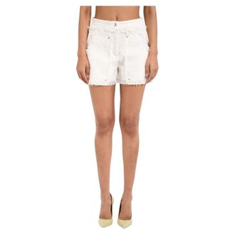 Msgm Msgm, Femme, Shorts, Blanc, Taille: 40 FR Shorts