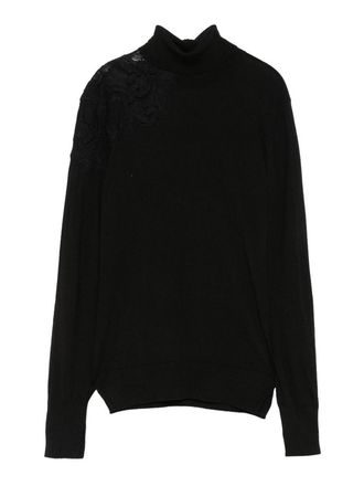 Ermanno Scervino Pull Col Roul&eacute; - Noir