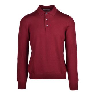 Gran Sasso Homme, Pulls, Rouge, Taille: XL Polo en maille