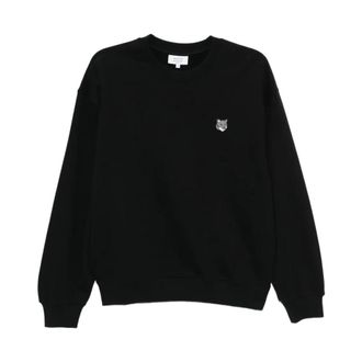 Maison Kitsun&eacute; Homme, Sweatshirts et sweats &agrave; capuche, Noir, Taille: L SweaT-shirts