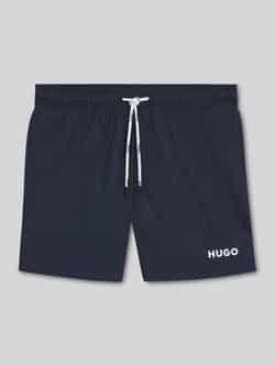 HUGO BOSS Badeshorts mit Label-Print Modell HAITI