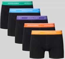 Jack & Jones Trunks mit elastischem Bund im 5er-Pack Modell DAWSON