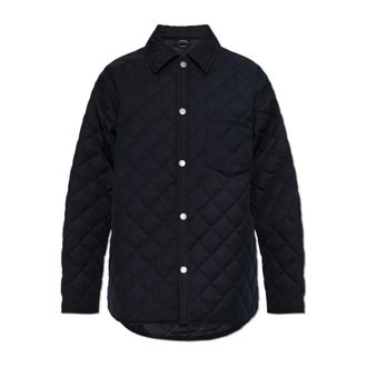 A.P.C. A.p.c., Homme, Vestes, Bleu, Taille: XL Veste matelass&eacute;e Georges