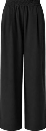Meimeij Weite Hose mit Faltenlegung - - Trousers - Damen - Schwarzk - L