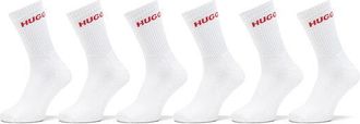 HUGO BOSS Lange Socken 50510187 Wei&szlig;