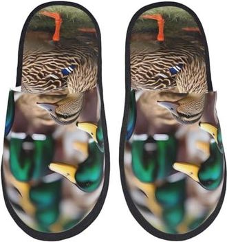 Generic Canards Colverts Homme Femme Slippers L&eacute;g&egrave;res Chaussons Doux Pantoufles Pour Maison Automne Int&eacute;rieur L