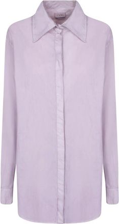 Quira Quira, Femme, Blouses et Chemises, Violet, Taille: 44 FR Chemise Oversize &agrave; Poignets Boutonn&eacute;s