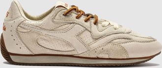 Diadora Baskets Equipe Revenge Dune Used Italia Papyrus White