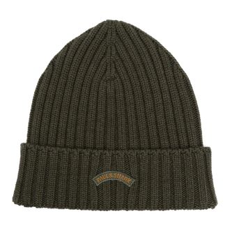 Paul & Shark Homme, Accessoires, Vert, Taille: ONE Size Bonnet côtelé en laine