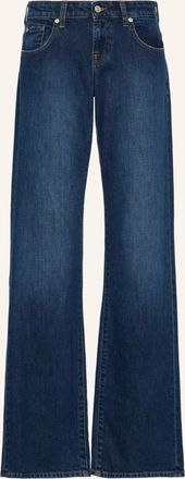 7 For All Mankind Jeans Low Straight Straight Fit blau