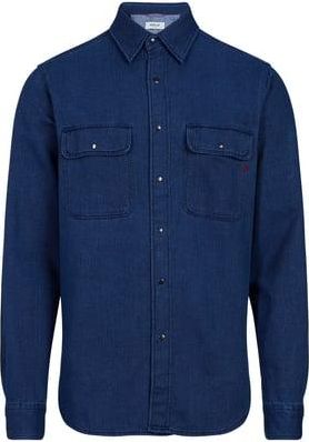 Replay Chemise manches longues &agrave; ourlet arrondi en coton