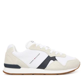 Tommy Hilfiger Sneakers Tommy Hilfiger Runner Icon Mix FM0FM05679 &Eacute;cru