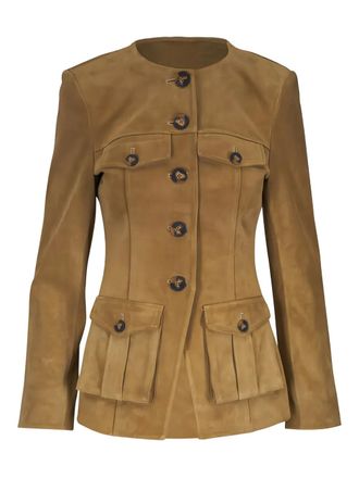 Veronica Beard Doppelreihiges Cordsakko - Nude