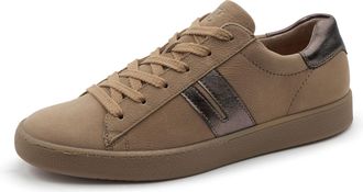 Paul Green Damen Pauls, Frauen Low-Top Sneaker,schn&uuml;rer,Halbschuhe,stra&szlig;enschuhe,Strassenschuhe,Sportschuhe,Turnschuhe,Hellbraun (Peanut/Gun),38.5 EU / 5.5 UK