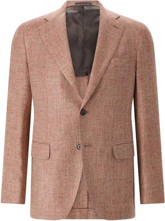Caruso Homme, Costumes, Brun, Taille: 4XL Blazer Formel