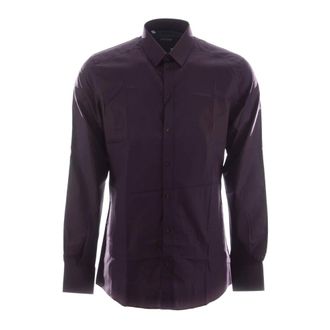 Dolce & Gabbana Homme, Chemises, Violet, Taille: 4XS Chemises