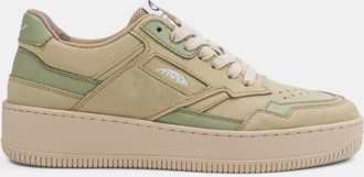 Moea Herren vegan Sneaker Origin Full Aloe Wildlederoptik Gr&uuml;n