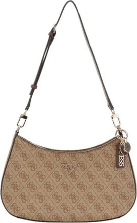 Guess Femme, Sacs, Brun, Taille: ONE Size Noelle II Top Zip Shoulder Bag