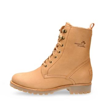 Panama Jack Damen Fara Igloo Trav Combat Boot, Camel, 38 EU