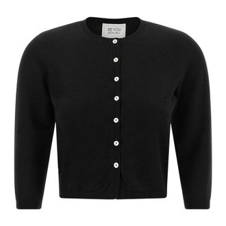 Be You BE YOU Cardigan - - Knitwear - Damen - Schwarzk - L