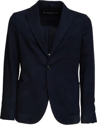 Circolo 1901 Homme, Vestes, Bleu, Taille: 2XL Revers Classico
