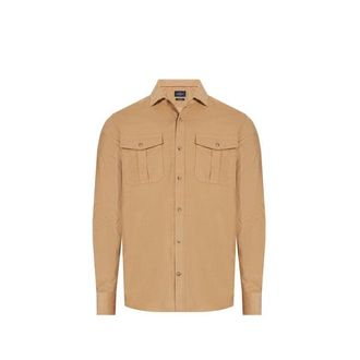 Hackett Baumwollhemd in Beige