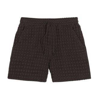 OAS Waffle Cotton Shorts - - Shorts - Herren - Braun - L