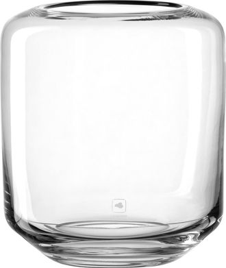 Leonardo Milano Windlicht, 1 Stück, Moderne Vase aus Glas, stilvolles Windlicht mit unendlich Dekorationsmöglichkeiten, hochwertige Verarbeitung, Höhe 18 cm, t