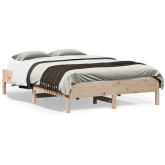 vidaXL Cadre de lit 120x190 cm Bois de pin massif