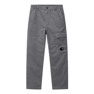 C.P. Company C.p. Company, Homme, Pantalons, Gris, Taille: XL Pantalon Cargo Regular en Sateen Stretch