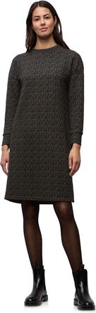 Street One Gemustertes Kleid Black 46