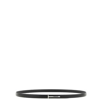 Tom Ford Suppler Glattleder Slim T G&uuml;rtel - - Accessories - Herren - Schwarzk - 100 CM