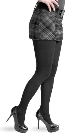 Normani 2 x Damen Thermostrumpfhose in verschiedenen Farben w&auml;hlbar! Farbe Schwarz Gr&ouml;&szlig;e 44-46