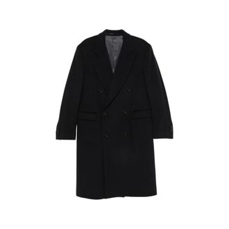 Lardini Double-breasted Peak-lapel Coat