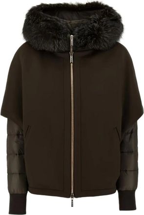 Moorer Femme, Vestes, Brun, Taille: 38 FR Winter Vestes