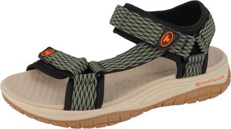 Tom Tailor Tom Tailor Herren 5380001 Sandale, Black Khaki, 46 EU