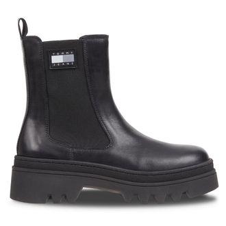 Tommy Jeans Klassische Stiefeletten Tommy Jeans Tjw Fashion Chelsea EN0EN02295 Schwarz