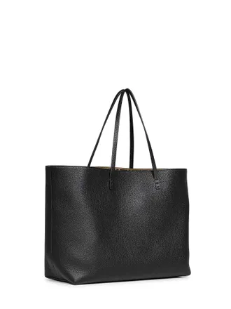 Fendi Womens Roll Medium Shopper Bag Black Leather Calf Shoulder