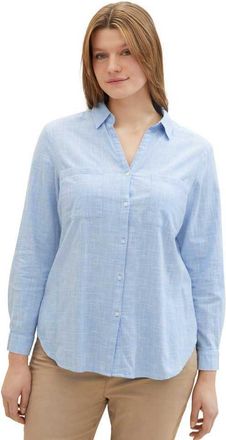 Tom Tailor Damen 1042334 Old Bluse, 22758 - Dreamy Blue, 44 EU