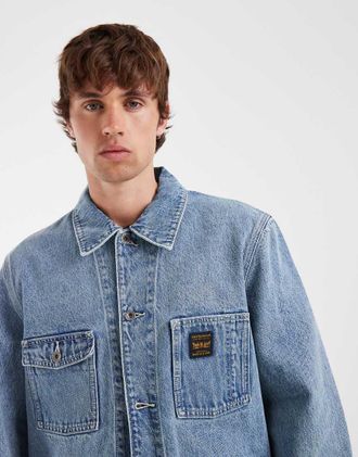 Levi's veste de travail en denim Berkley bleu clair