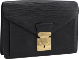 Louis Vuitton Pre-owned Epi Leather Clutch - Femme - Pre-owned - Noir - Taille: ONE Size