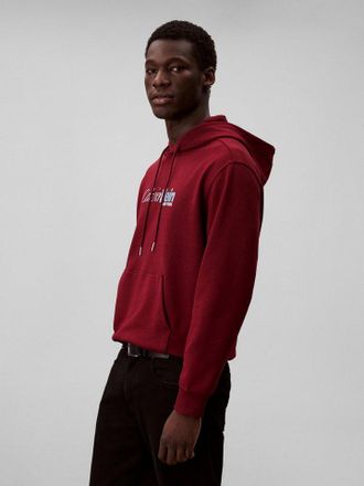 Calvin Klein Jeans Kapuzensweatshirt LS EU 350TERRY CURSIVE GRAPHIC H regular fit, Logo-Schriftzug
