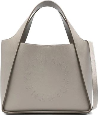 Stella McCartney Logo Tote Bag - - Bags - Damen - Braun - ONE SIZE