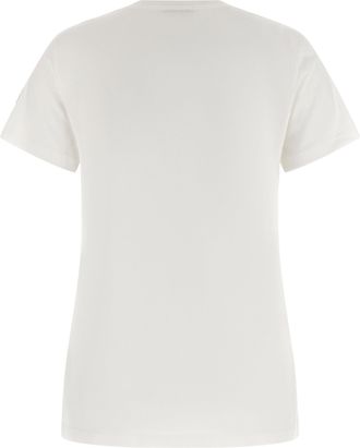 Moncler Logo Patch T-Shirt - White