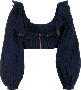 Zimmermann Aster Blouse - Navy