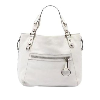 Gucci Pre-owned Vintage Tote - Femme - Pre-owned - Blanc - Taille: ONE Size