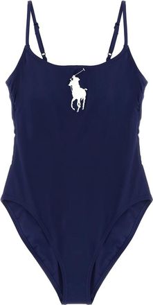 Polo Ralph Lauren Femme, Maillots de bain, Bleu, Taille: 42 FR Kennedy One-Piece Swimsuit
