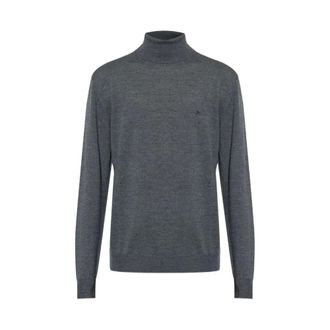 Etro Pull &agrave; col roul&eacute; - Homme - Pulls - Gris - Taille: S
