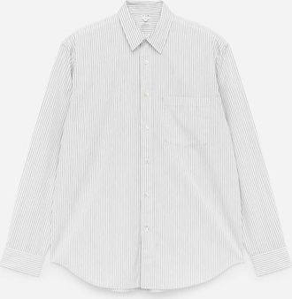 Arket Legeres Popeline-Hemd -Weiß